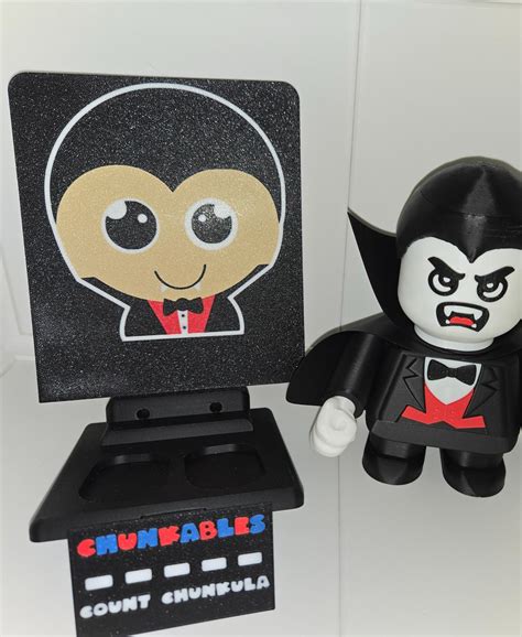 Count Chunkula Multicolor Nameplates And Backer 3d Model By The3dchad