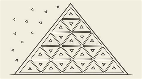 Triangle Geometric Pattern Abstract And Modern Design Vector Design Generative Ai Stock Vector