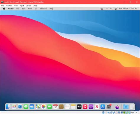 如何在windows上的virtualbox中安装macos Big Sur