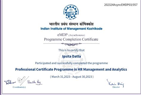 Ipsita Datta On Linkedin Completion Of Professional Certificate