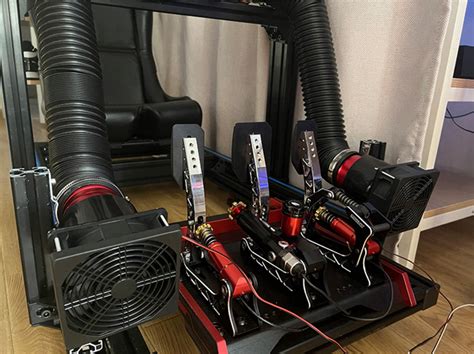 Simplayer Sim Racing Wind Simulator With Dual Tube Plug And Play For Simagic Fanatec Racing
