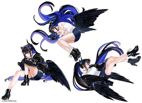 Yomosaka Nerissa Ravencroft Hololive Hololive English Highres Official Art Girl