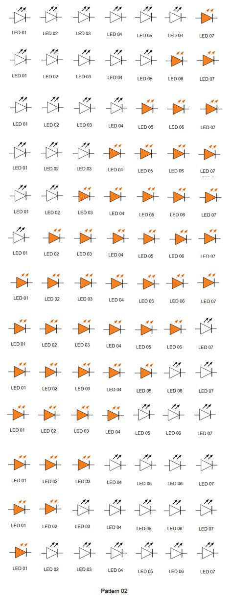 Arduino Based Led Chaser With 13 Different Lighting Patterns