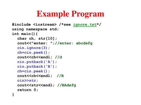 Ppt C Stream Inputoutput Powerpoint Presentation Free Download