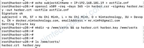 [harbor] Install Private Docker Hub On Ubuntu Nimtechnology
