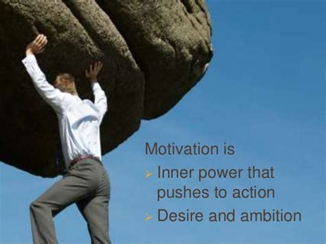 High Levels Of Motivation