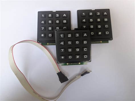 Keypad Matrix Timbul Keypad Tombol Pom Mini Pertamini Digital Lazada