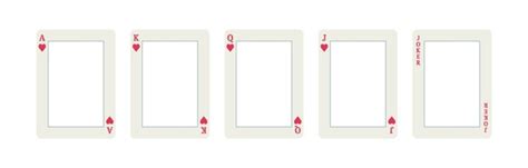 2 Hundred Blank King Hearts Playing Card Royalty Free Images Stock