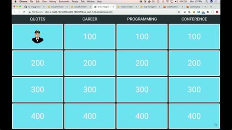 Aws Codepipeline Tutorial Grace Hopper Jeopardy Youtube