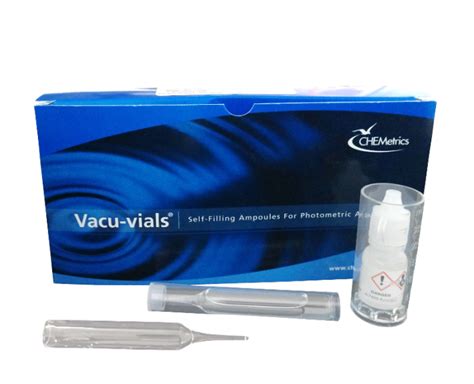 K 6903 Nitrate Vacu Vials® Kit Fast Accurate Nitrate Testing Made Simple