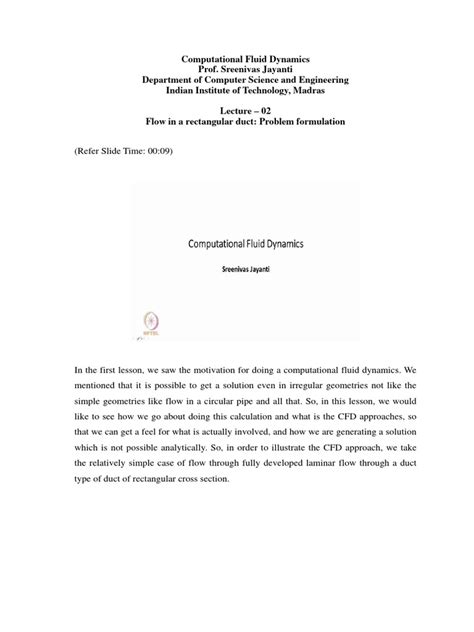 Lec 2 Pdf Equations Fluid Dynamics