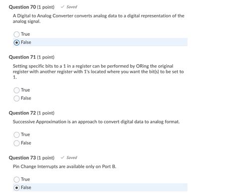 Solved Question Point Saved A Digital To Analog Chegg