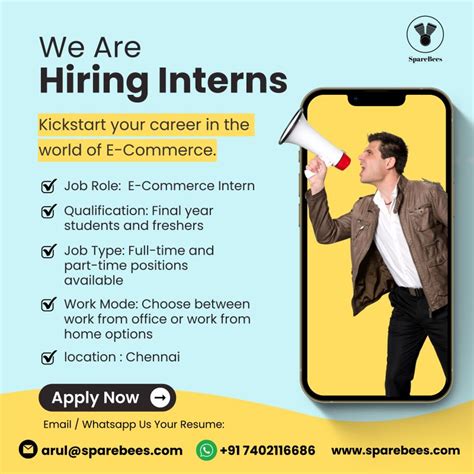 Hiring Intern Freshgraduate Work Opportunity Jobopportunities2023 Career Job