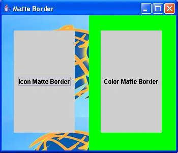 How To Create A Matte Border In Java SourceCodester