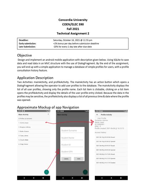 Technical Assignment 2 S2021 1 Pdf Databases Mobile App