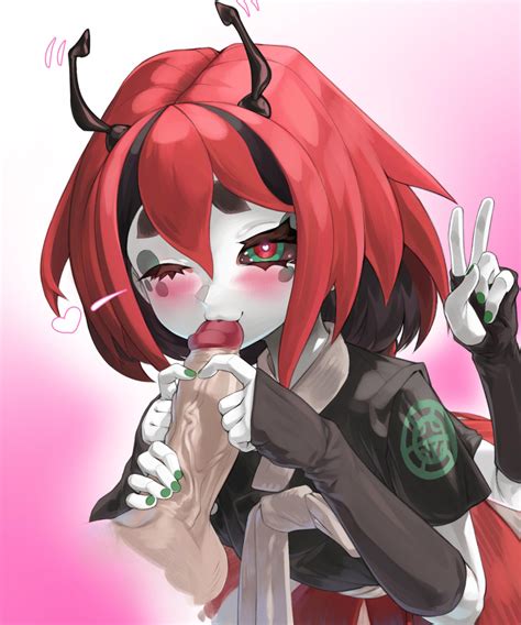 Rule 34 Antennae Anatomy Arthropod Girl Arthropod Humanoid Beribug Big Eyebrows Big Penis