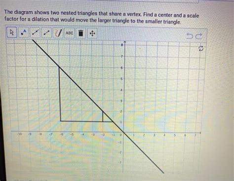 Solved The Diagram Shows Two Nested Triangles That Share A