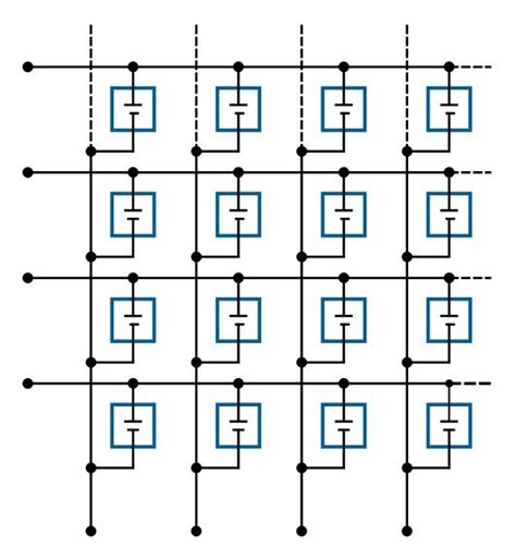Circuit Diagram For A Passive Matrix Display Download Scientific Diagram