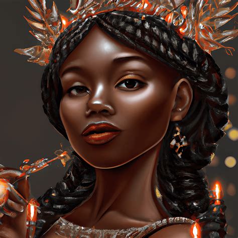 New Years Eve Celebration Goddess · Creative Fabrica