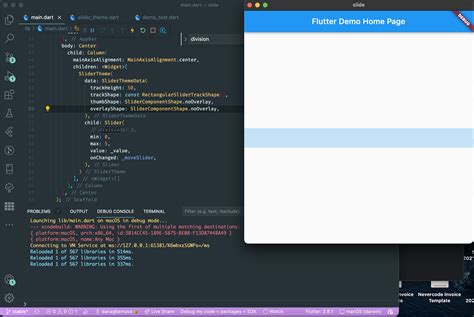 SliderTheme SliderComponentShape NoOverlay Produces Cicles On Wide Display Linux Desktop