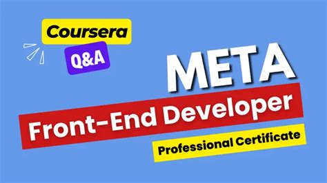 Meta Front End Developer Professional Certificate Answers Theanswershome
