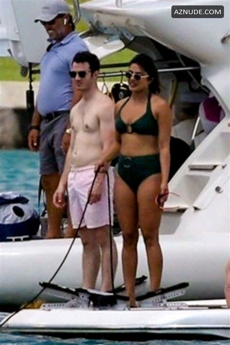 Priyanka Chopra Sexy Soaking In The Sun With The Jonas Brothers Nick Kevin And Joe Aznude