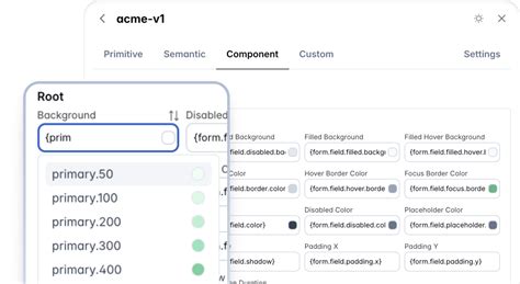 Theme Designer Primevue