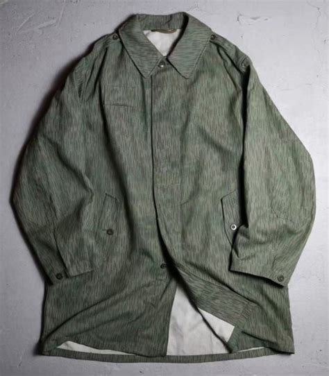 60~80s Czech Army M60 Raindrop Camo Parka 捷克陸軍m 60雨滴迷彩野戰大衣 伴古著二手買取選品