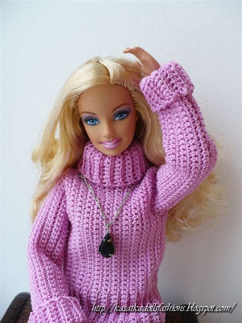 Kasatkadollsfashions Свитер для кукол Барби и розыгрыш журнальчиков Шаблоны для барби