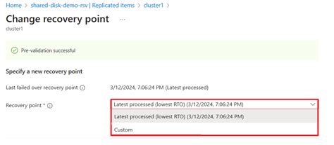 azure site recovery의 공유 디스크 azure site recovery microsoft learn