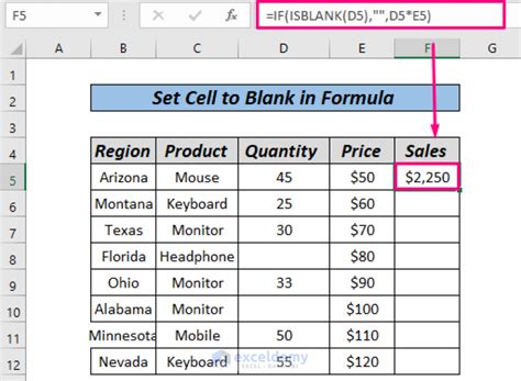 How To Set Cell To Blank In Formula In Excel Ways ExcelDemy