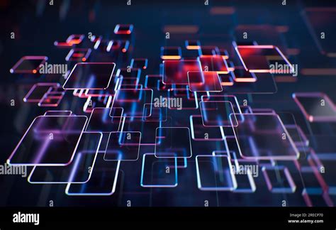 Abstract Background Technology Concept 3d Rendering Translucent