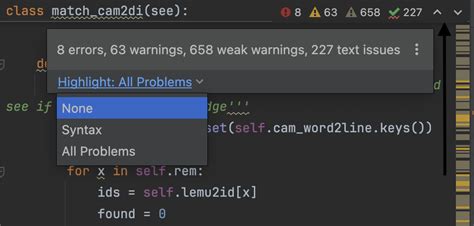Why Is Pycharm S Warning System Not Working Stack Overflow