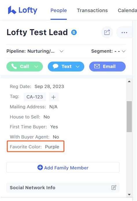 custom fields lofty help center