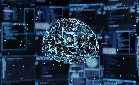 premium photo visualization of artificial intelligence system