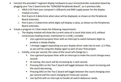 Solved Build A 3 Digit Decimal Display Updown Timer