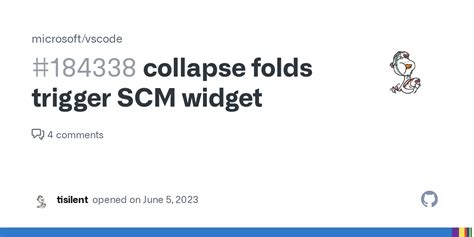 collapse folds trigger scm widget · issue 184338 · microsoft vscode