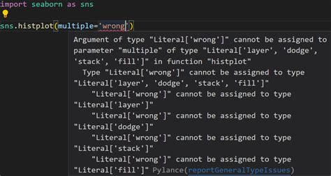 Add Type Hints For Parameters That Demand Specific Literals · Issue