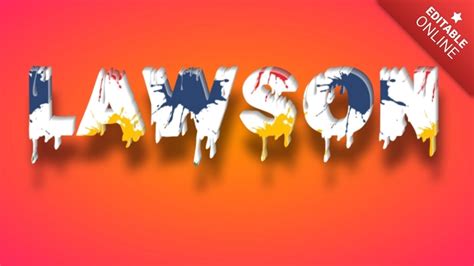 Lawson | Painting Style | Text Effect Generator