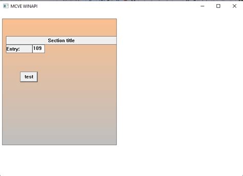 C How Do I Show Controls On Top Of A Gradient Background With Pure Winapi Stack Overflow