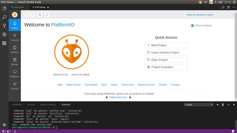 Home Could Not Load Recent Projects · Issue 1094 · Platformio Platformio Core · Github