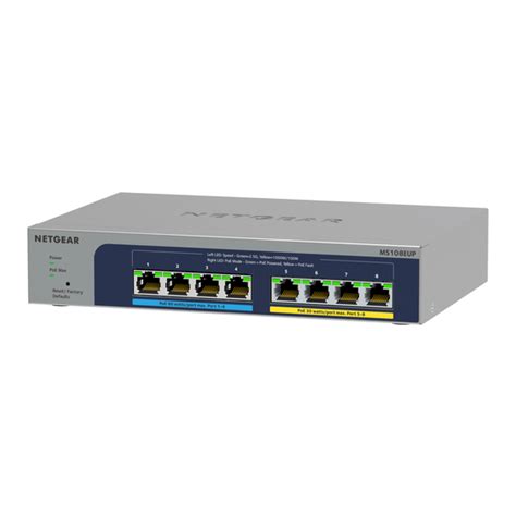 netgear ms108eup user manual pdf download manualslib