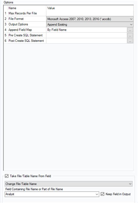Parse By Field To Append Access Tables From Altery Alteryx Community