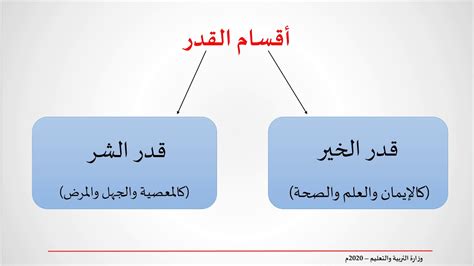 الإيمان بالقدر التربية الإسلامية السادس الابتدائي Youtube