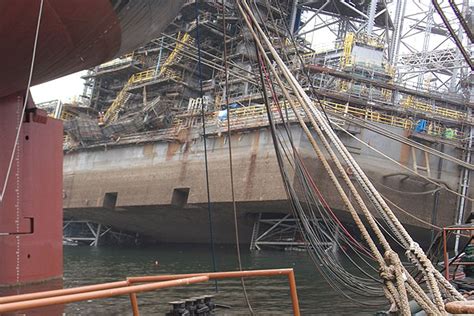 Noble Rig Jacking Mechanisms Failure At Jurong Shipyard Singapore