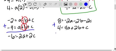 ⏩solved find real numbers a b and c so that the graph of the… numerade