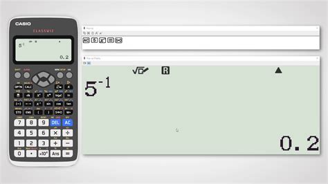 Inverse Of A Number On Casio Fx 991ex Classwiz Youtube