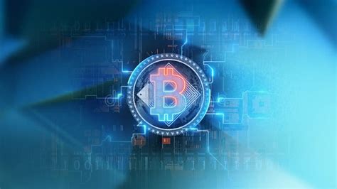 virtual bitcoin cryptocurrency financial market graph stock
