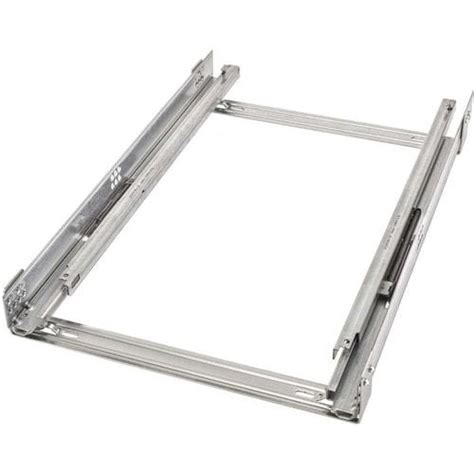 Rev A Shelf WDB SC Inch Width Reduced Depth Wood Bottom Mount Roll Out Drawer Light