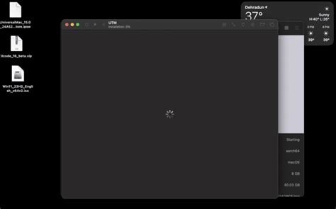 how to install macos sequoia on virtual machine on mac using utm